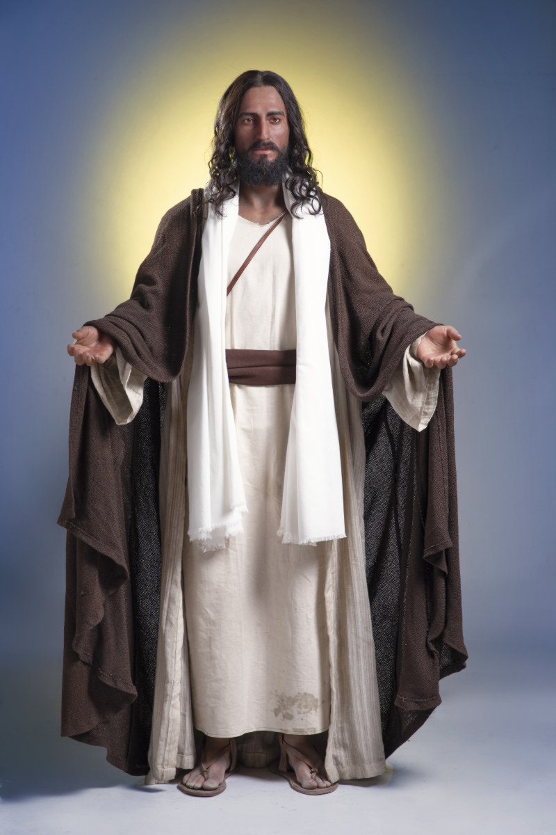 This hyperrealistic Jesus is based on the Shroud of Turin