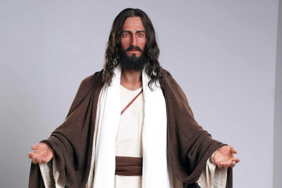 This hyperrealistic Jesus is based on the Shroud of Turin