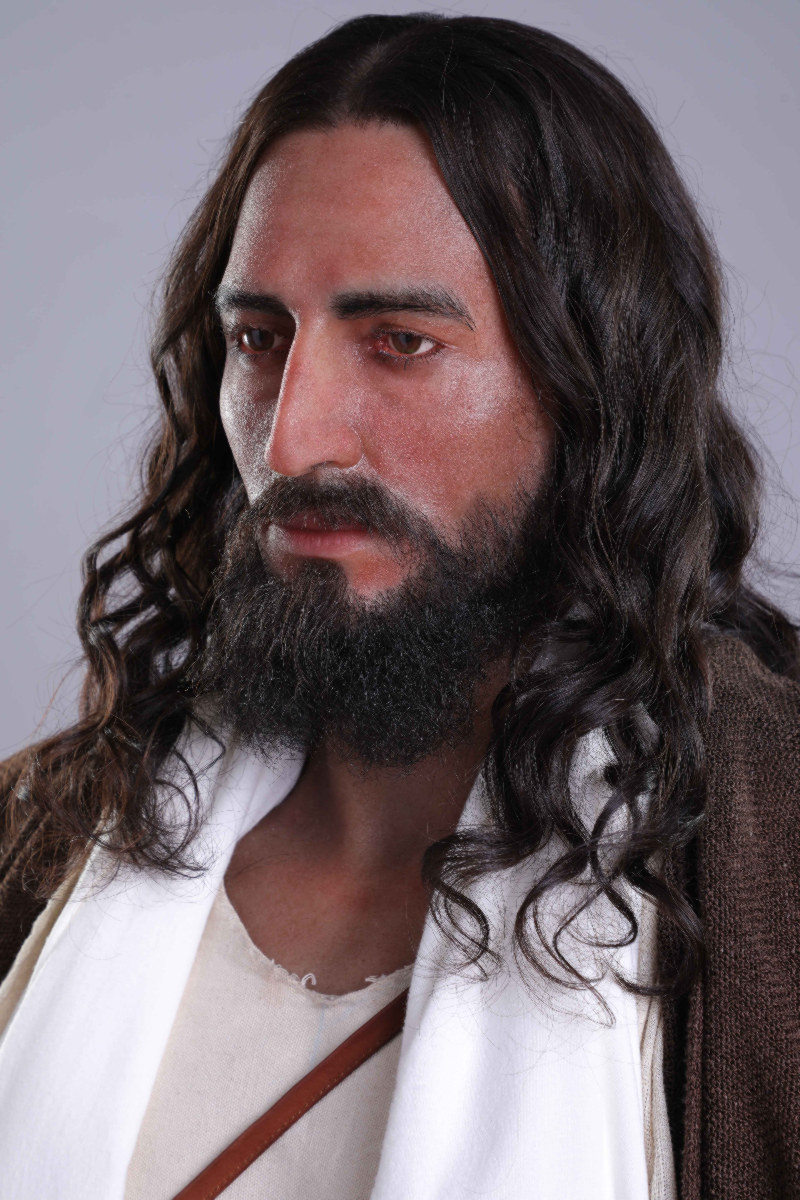This hyperrealistic Jesus is based on the Shroud of Turin