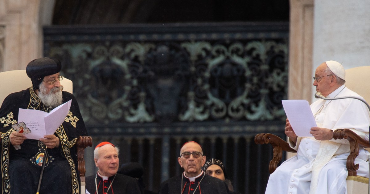 Coptic Orthodox Patriarch leads Pope’s Wednesday audience