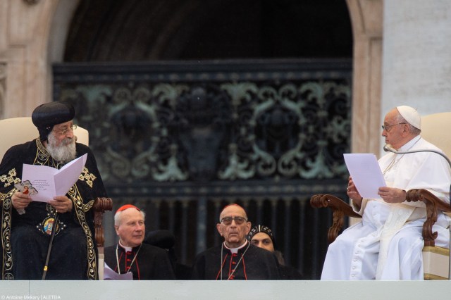 Coptic Orthodox Patriarch leads Pope’s Wednesday audience