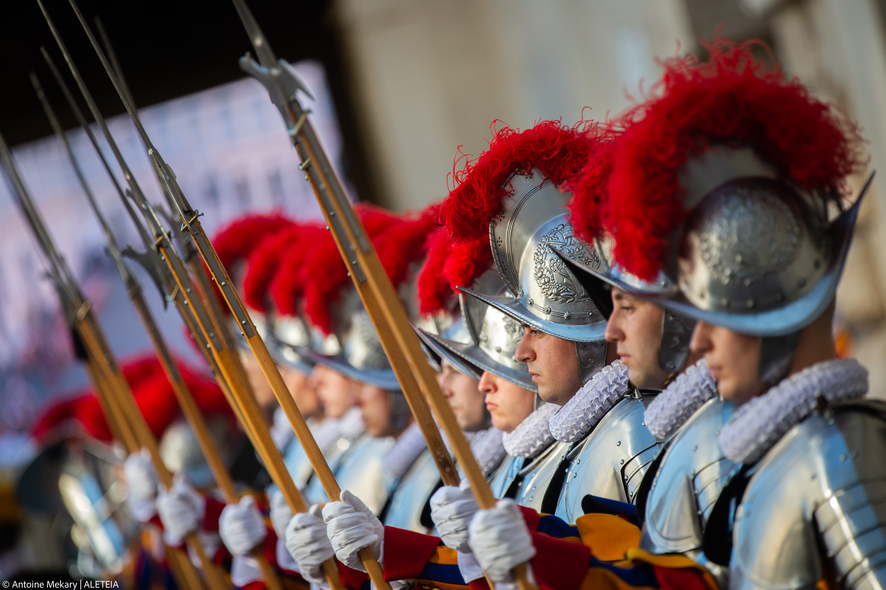 Behind the scenes of the Swiss Guard swearing-in ceremony
