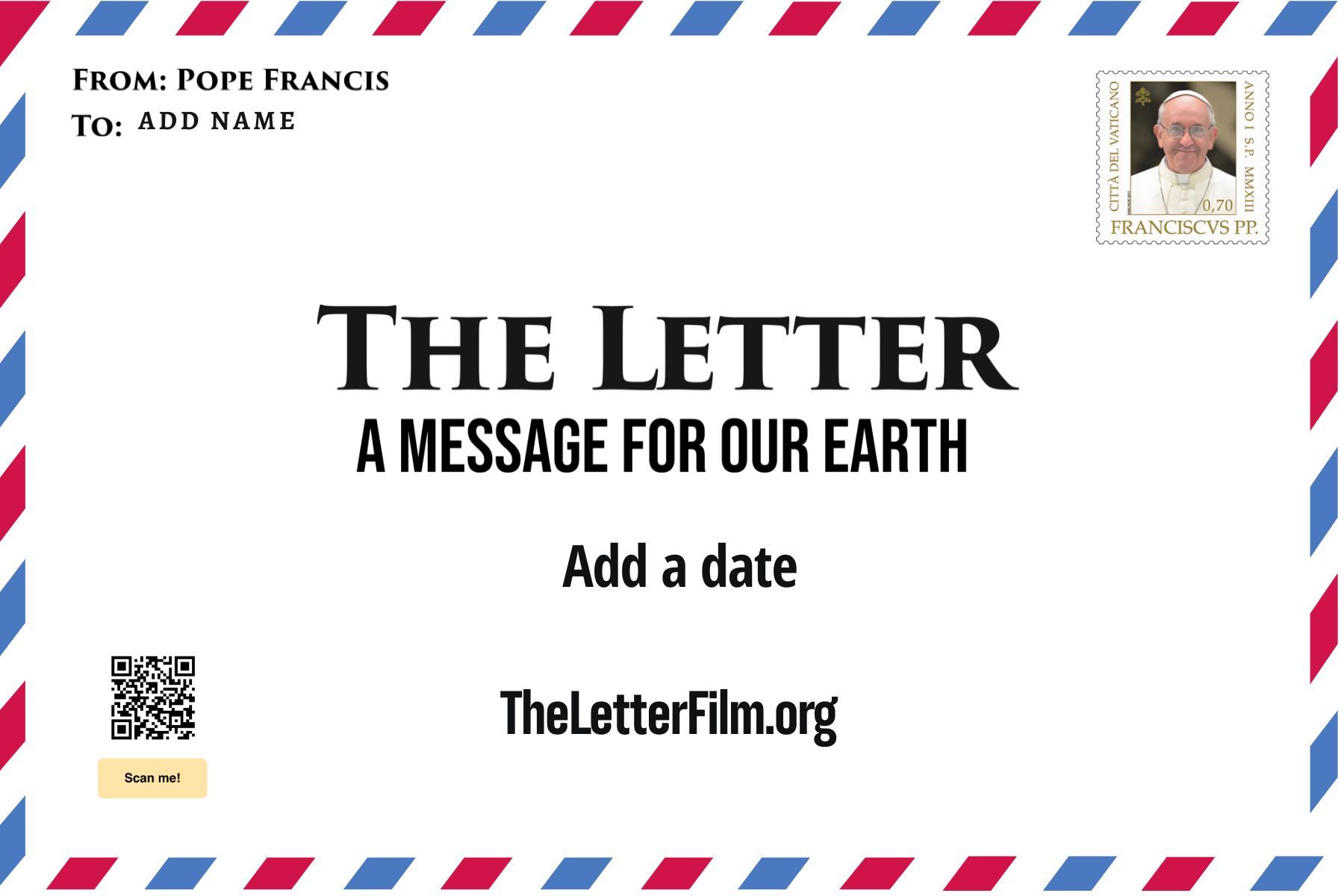 “The Letter”: a message from the Pope for the sake of the planet
