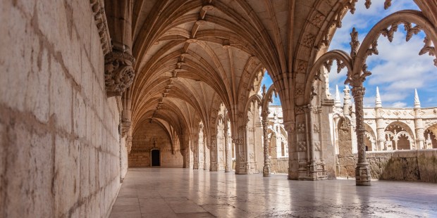 The typical structure of a Catholic monastery