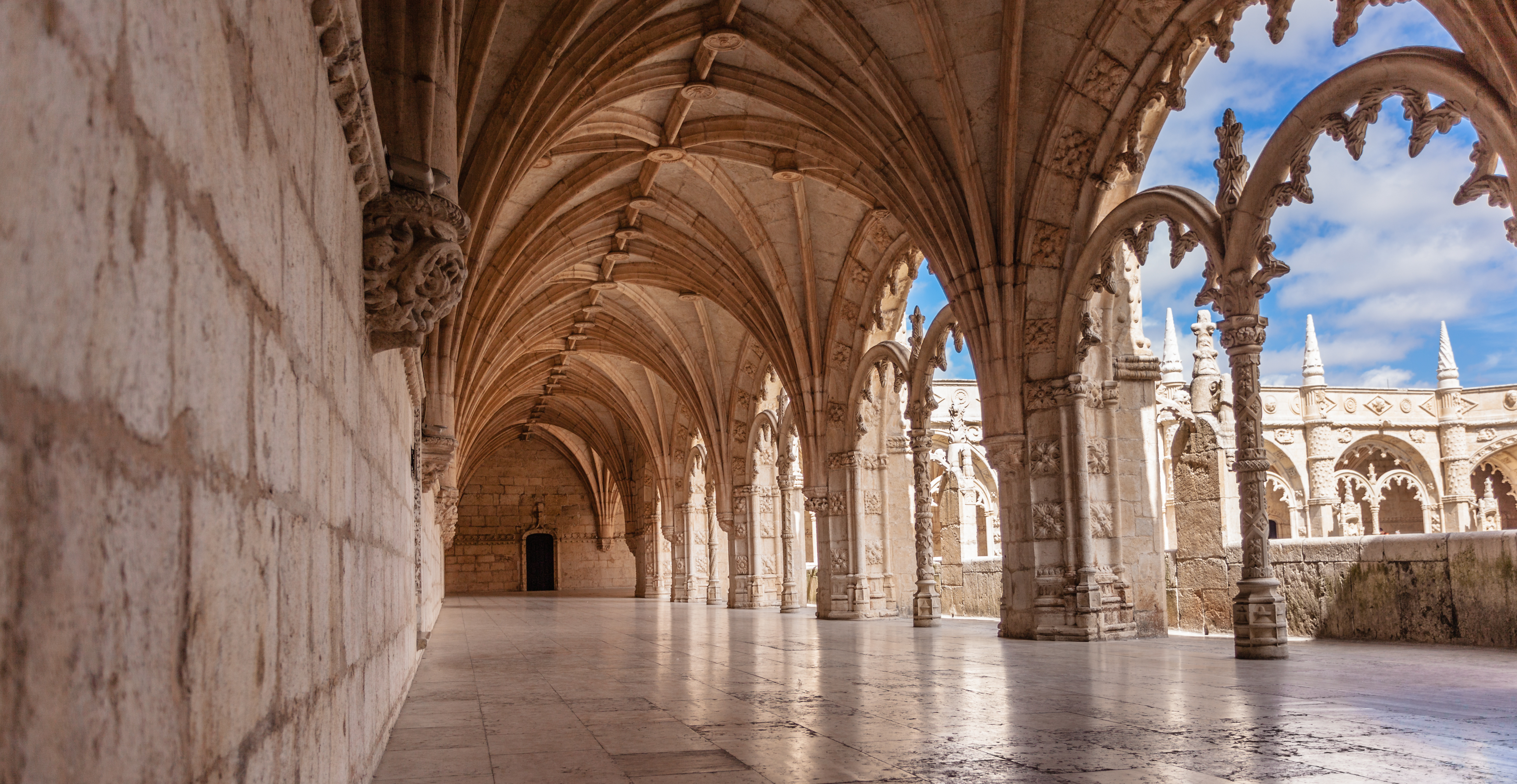 The typical structure of a Catholic monastery