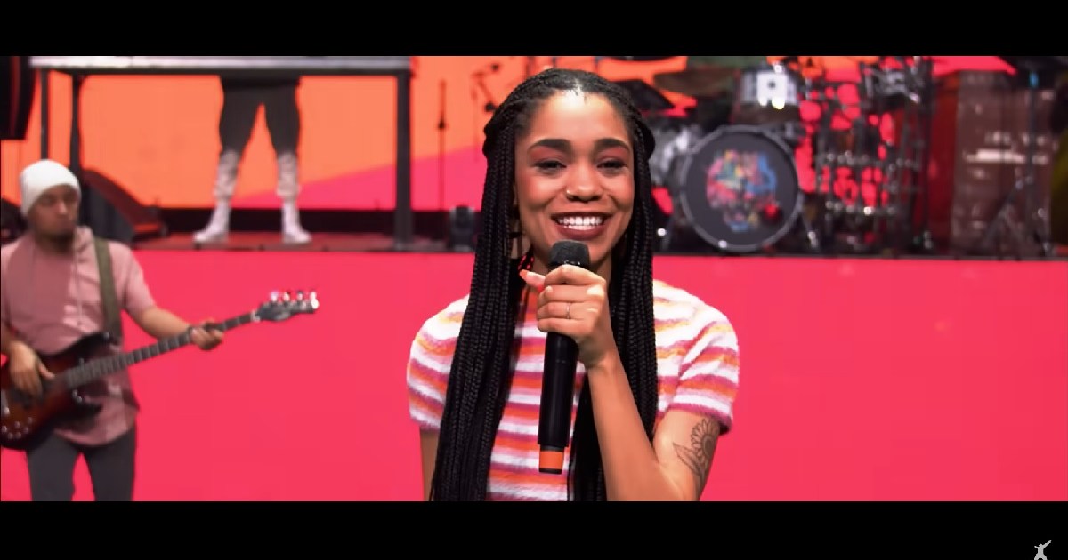 Toby Mac's backup singer takes center stage in "Big God"