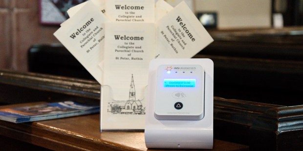 UK diocese finds great success in contactless card donations