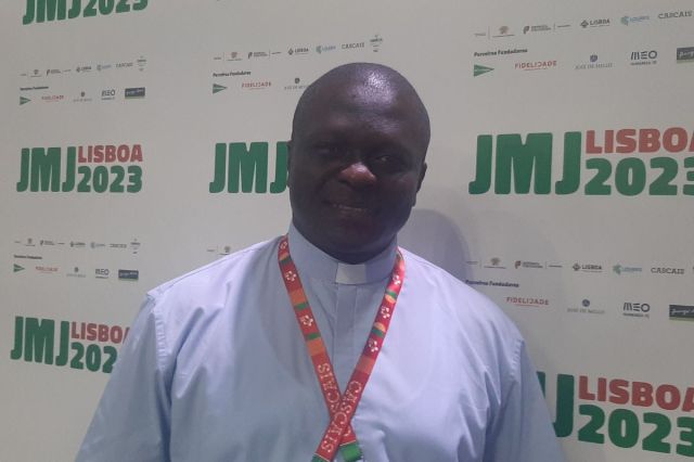 Missionary from the outskirts of Africa, at WYD Lisbon