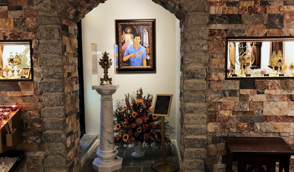 1st-class relic of Blessed Carlo Acutis in Salt Lake City