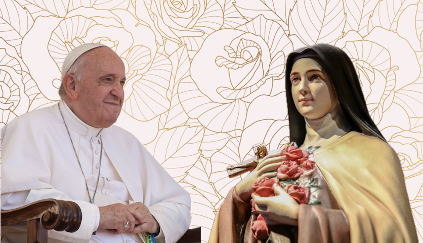 St. Thérèse: Pope Francis got a rose when he left hospital