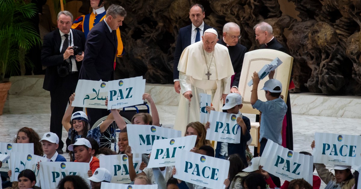 (Slideshow) Pope with children 2023