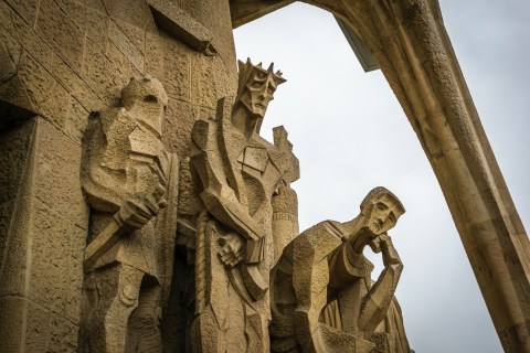Exploring Subirachs’ bold sculptures in the Sagrada Familia