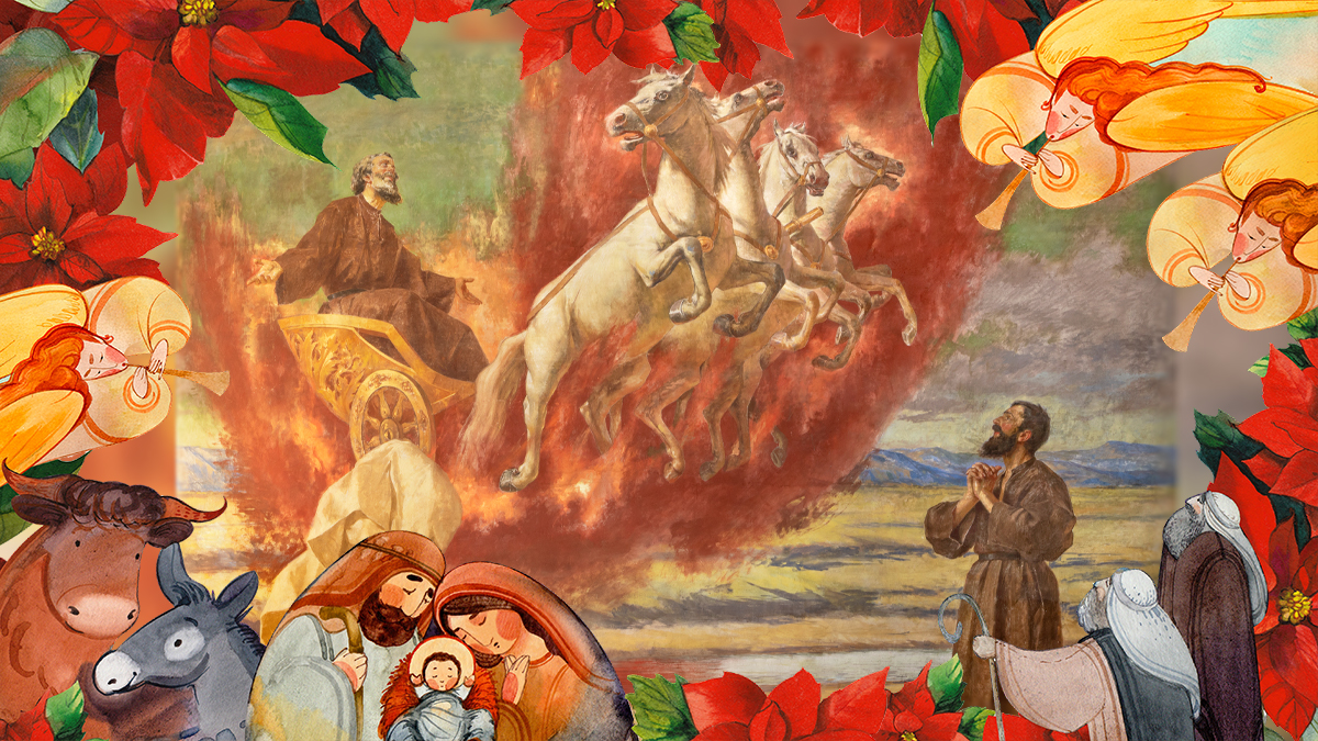 Prophet Elijah And Elisha 10 1/4" Prophet Elijah & Prophet Eliseus