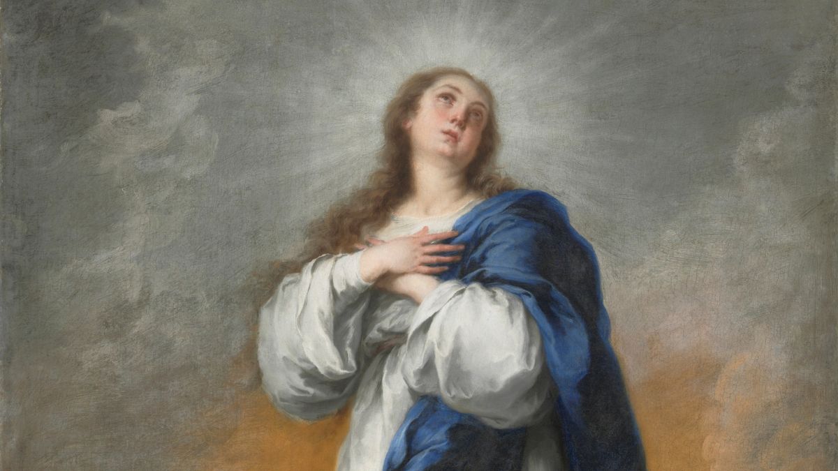 Pope's prayer on the feast of the Immaculate Conception