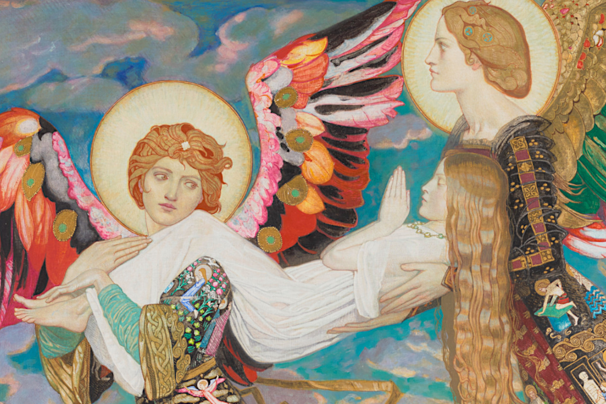 St. Brigid returns to Kildare, where she built her abbey