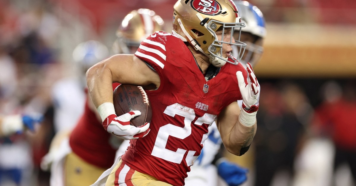 The 49ers' Christian McCaffrey explains surrendering to God