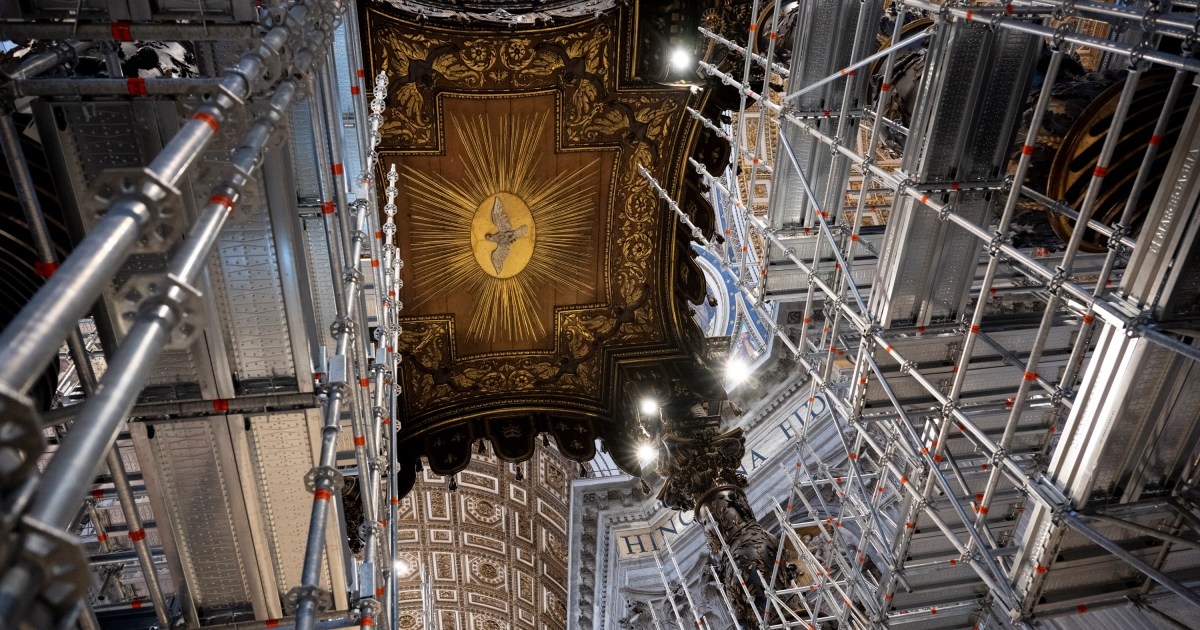 A momentous unveiling: Bernini’s baldacchino restored