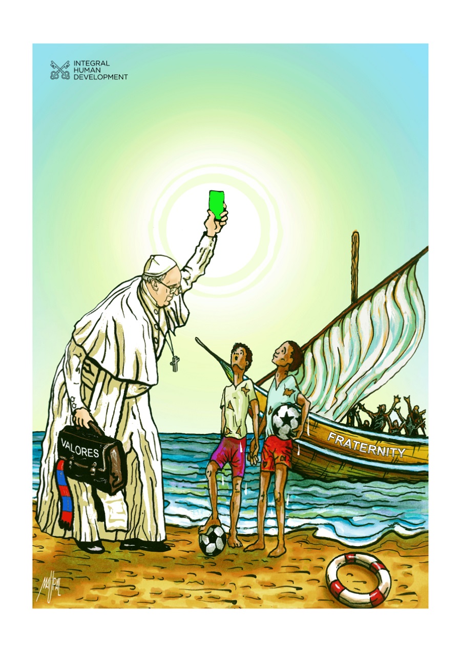 The Vatican's street art vignette for 3rd week of Lent
