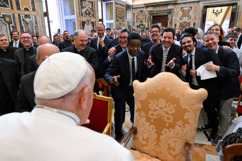 Pope to comedians: By making people smile you make God smile