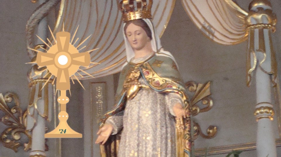 Mary concludes her own "pilgrimage" to Eucharistic Congress