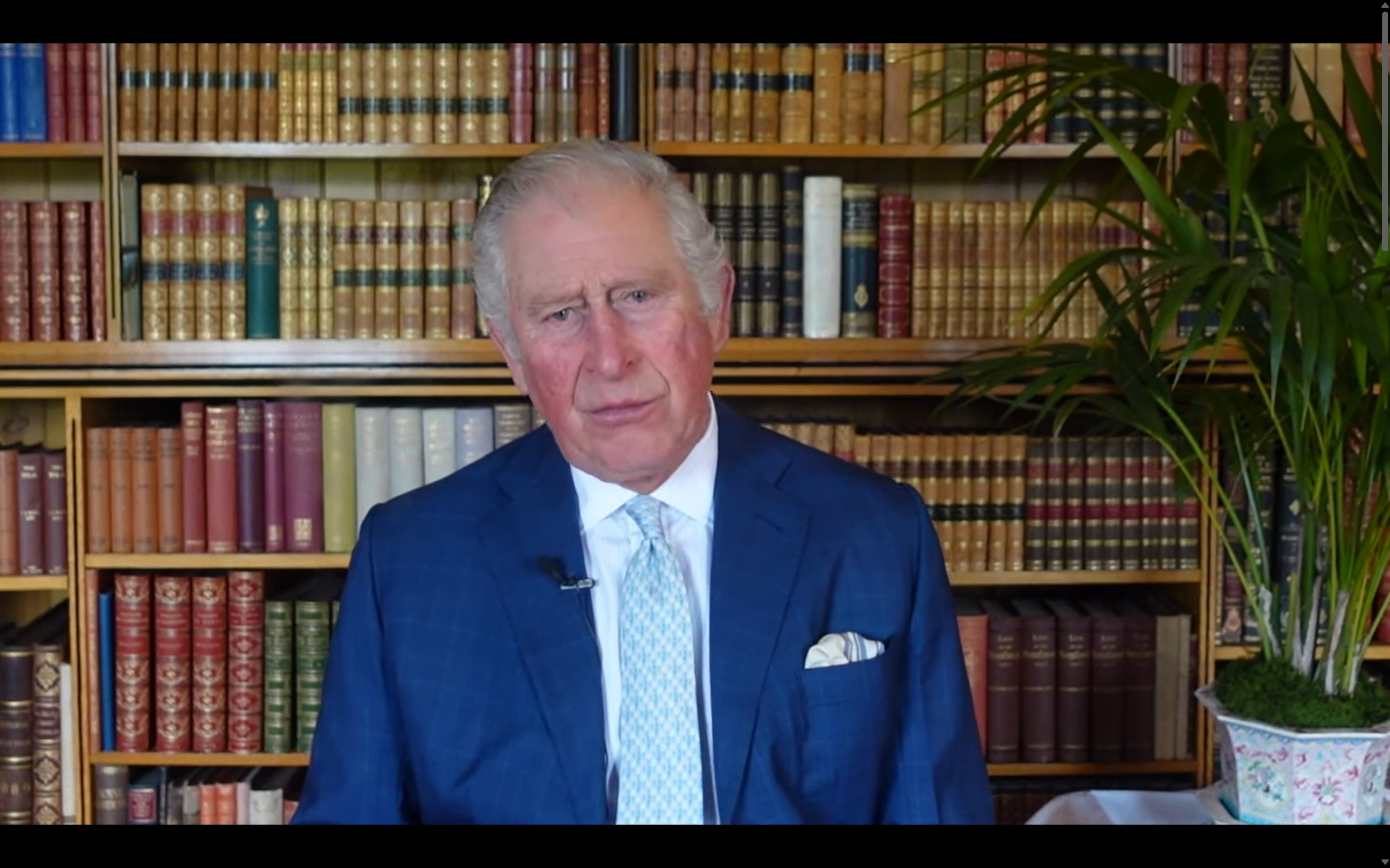 King Charles reads perfect poem for fall by Jesuit priest