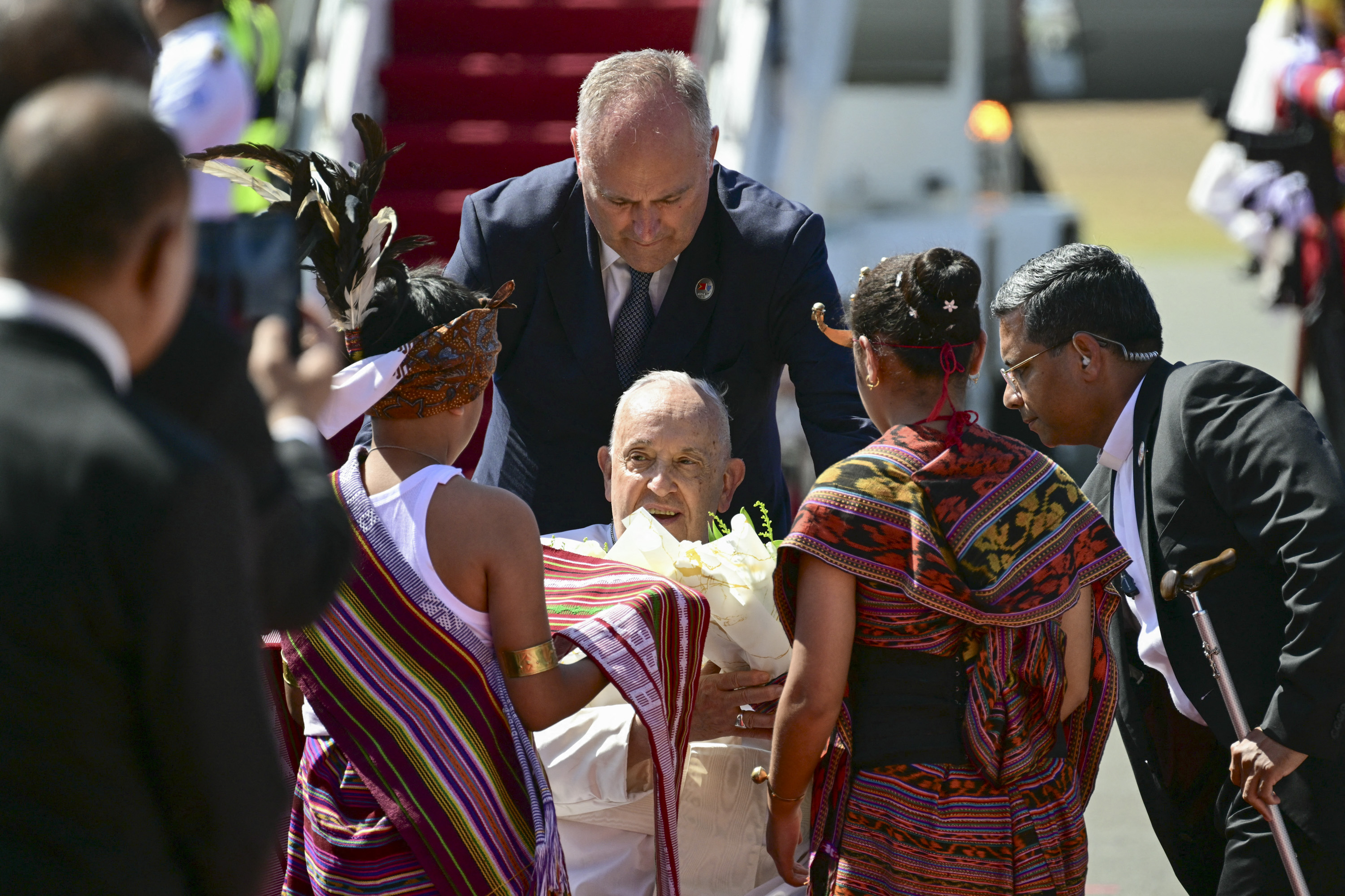 Pope now in world’s most Catholic country, 3rd stop of trip
