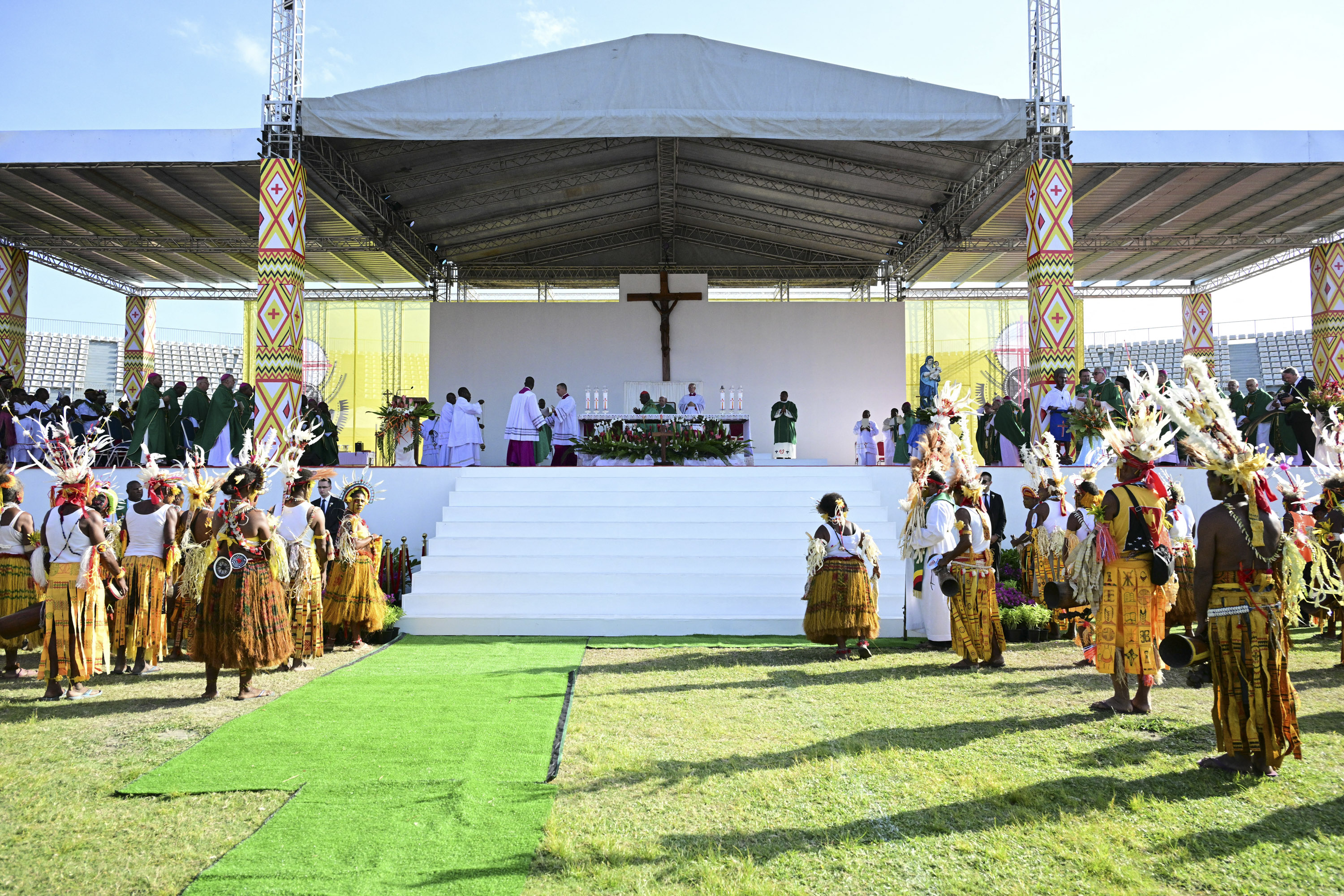 Pope now in world’s most Catholic country, 3rd stop of trip