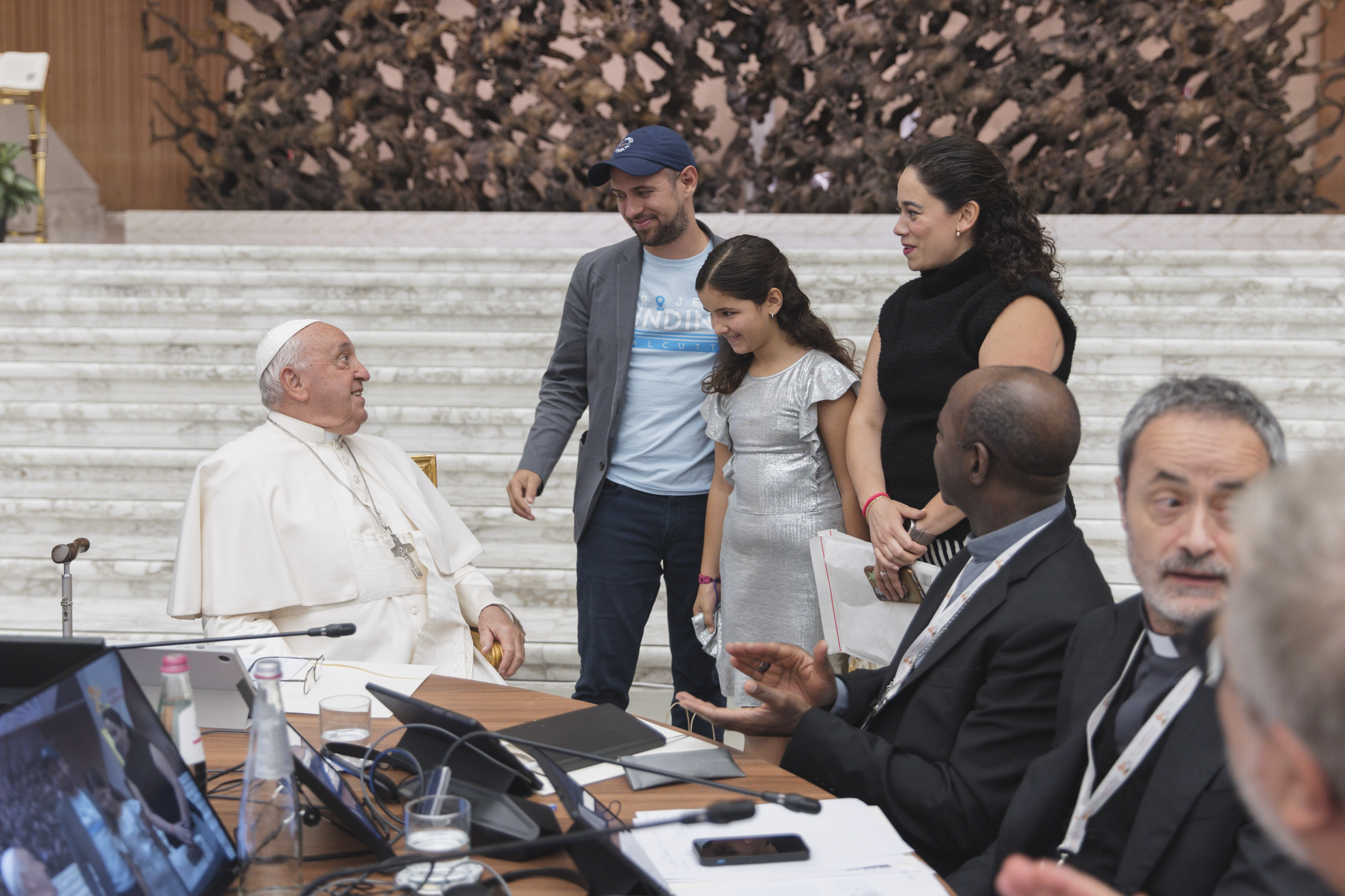 Dallas girl's 10th birthday celebrations with the pope