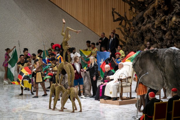 A circus makes us laugh, says Pope with gratitude