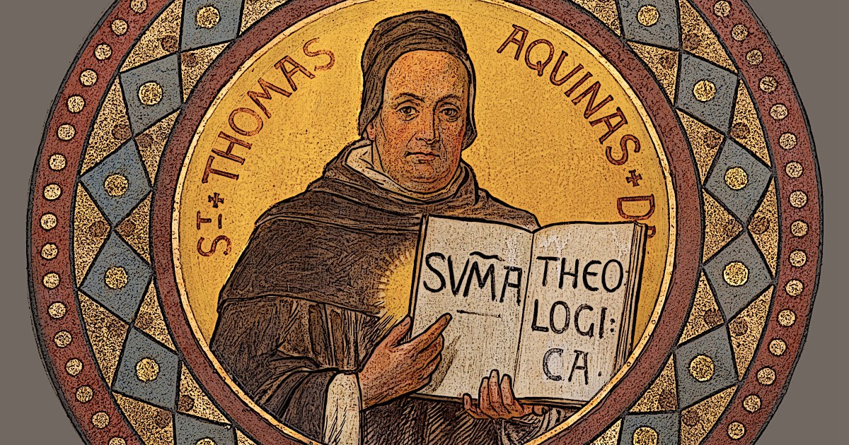 Open-and-go lesson plan for St. Thomas Aquinas