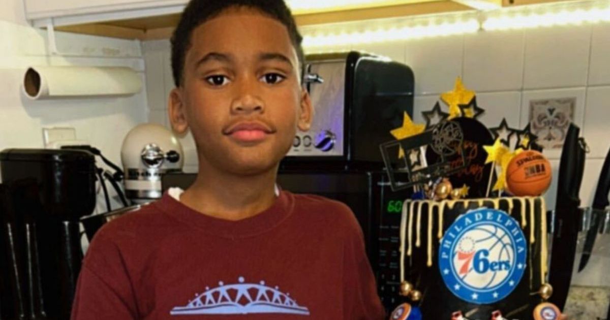 Philadelphia boy who protected sister is back on his feet