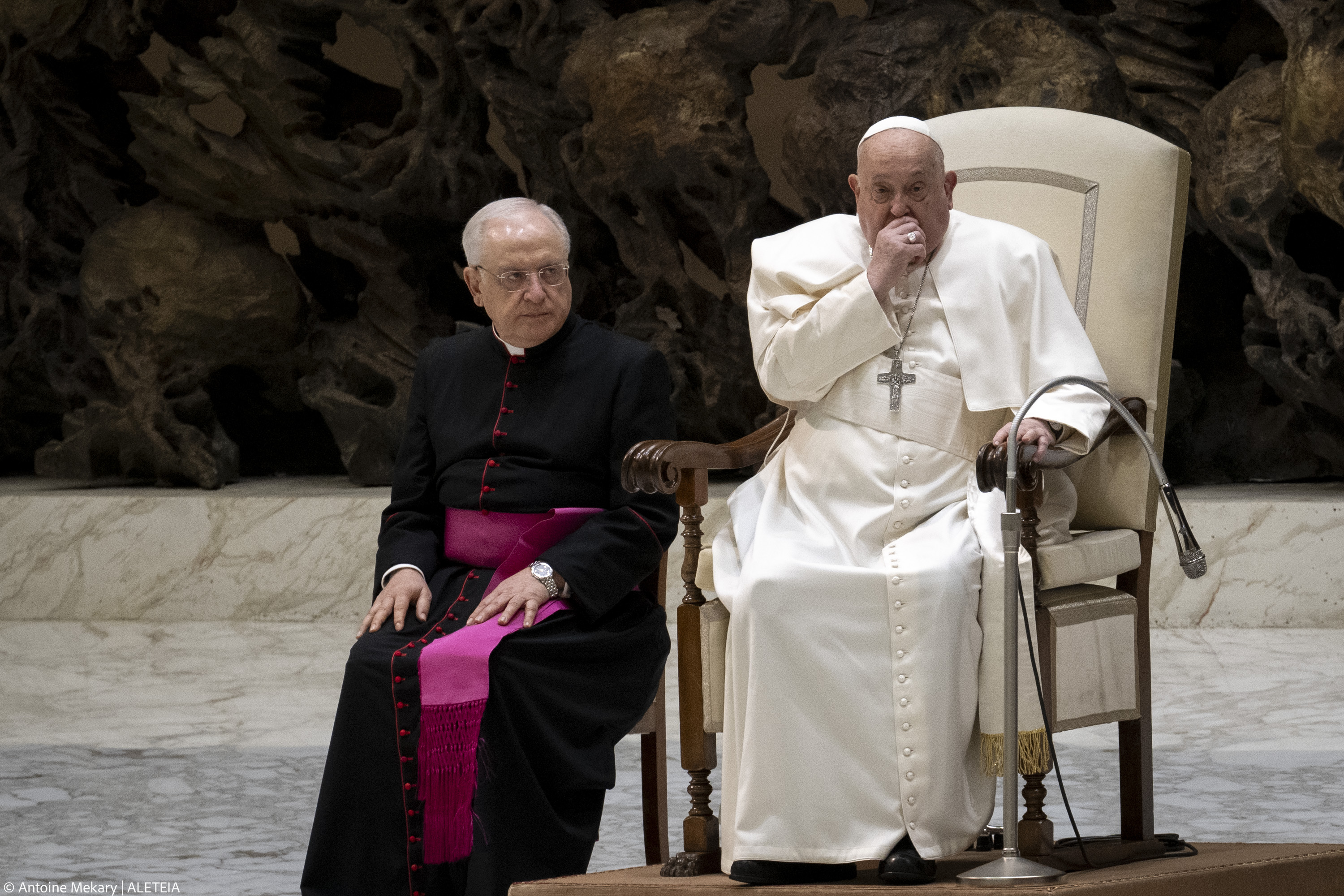 A week of bronchitis: Pope Francis hopeful he's on the mend
