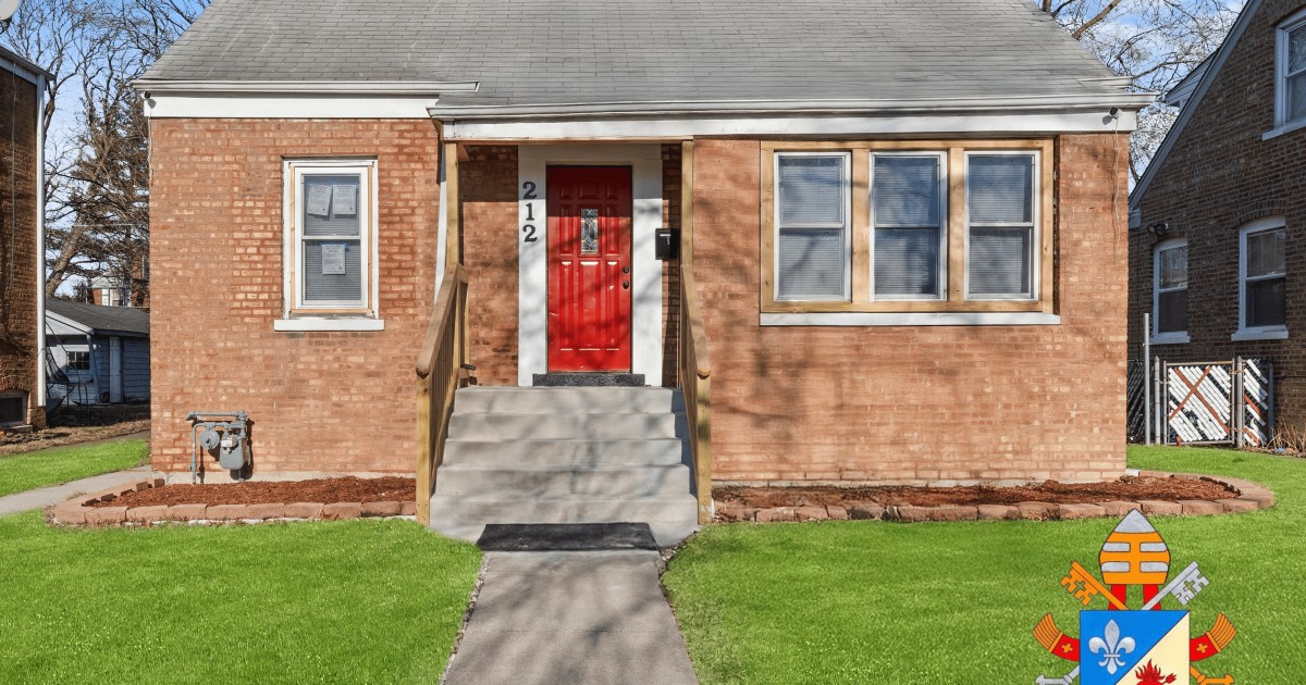 Pope Leo's childhood home