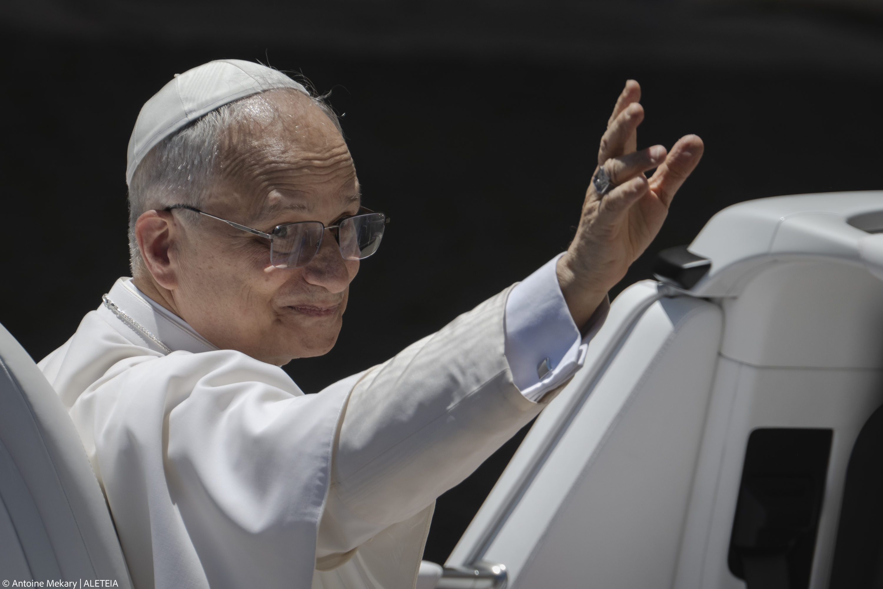 What are the words most used by Pope Leo XIV so far?