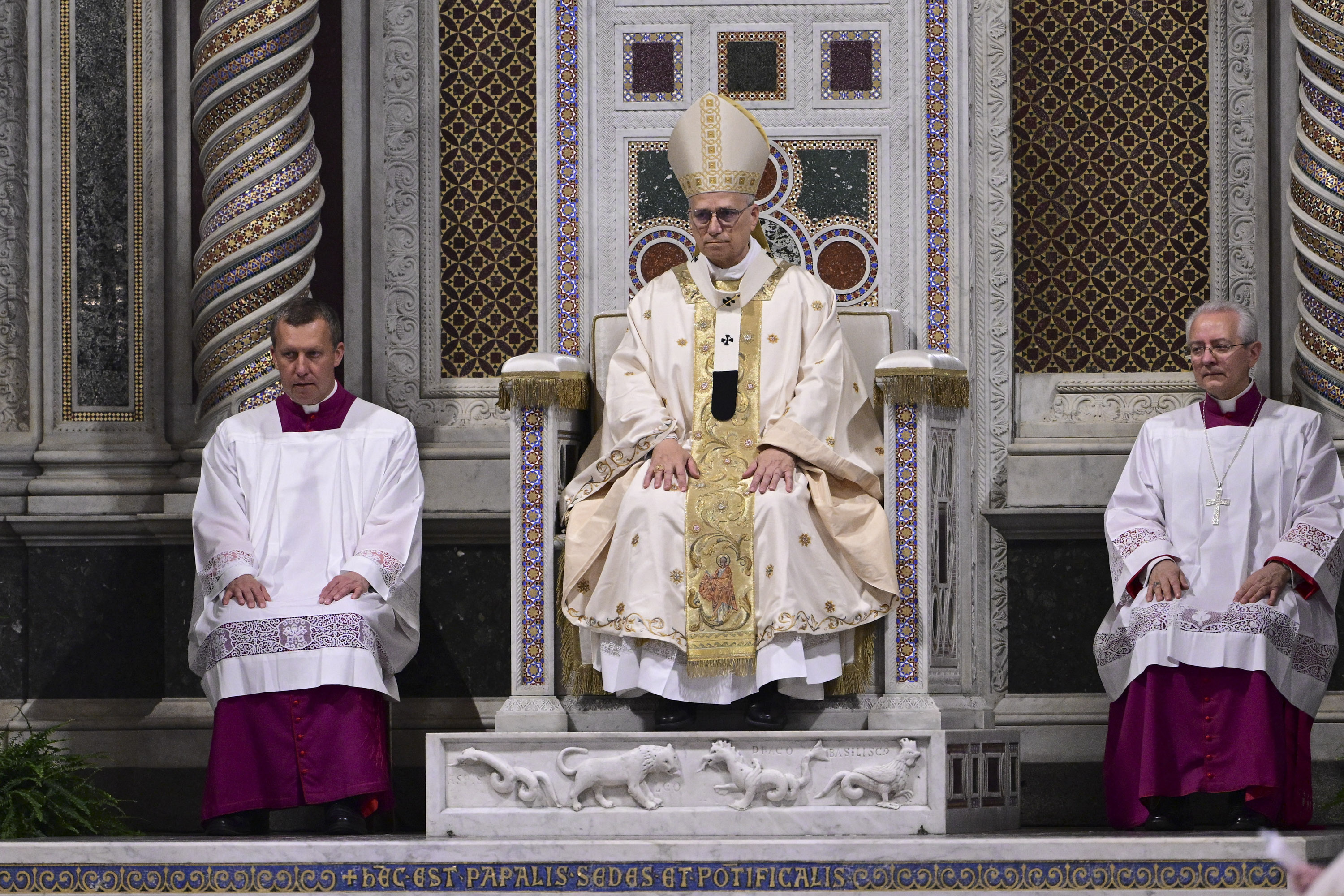 Pope Leo takes possession of cathedral as Bishop of Rome