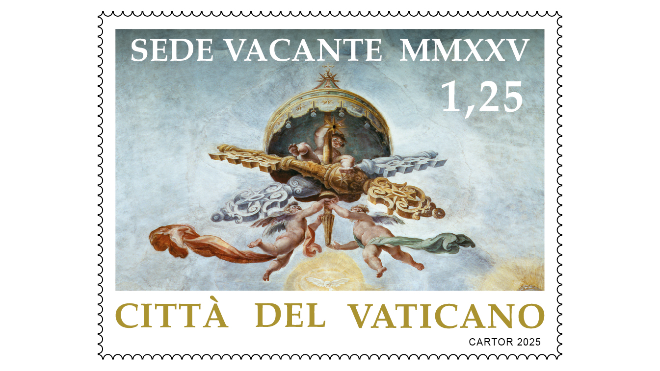 Vatican releases first stamps of Pope Leo XIV