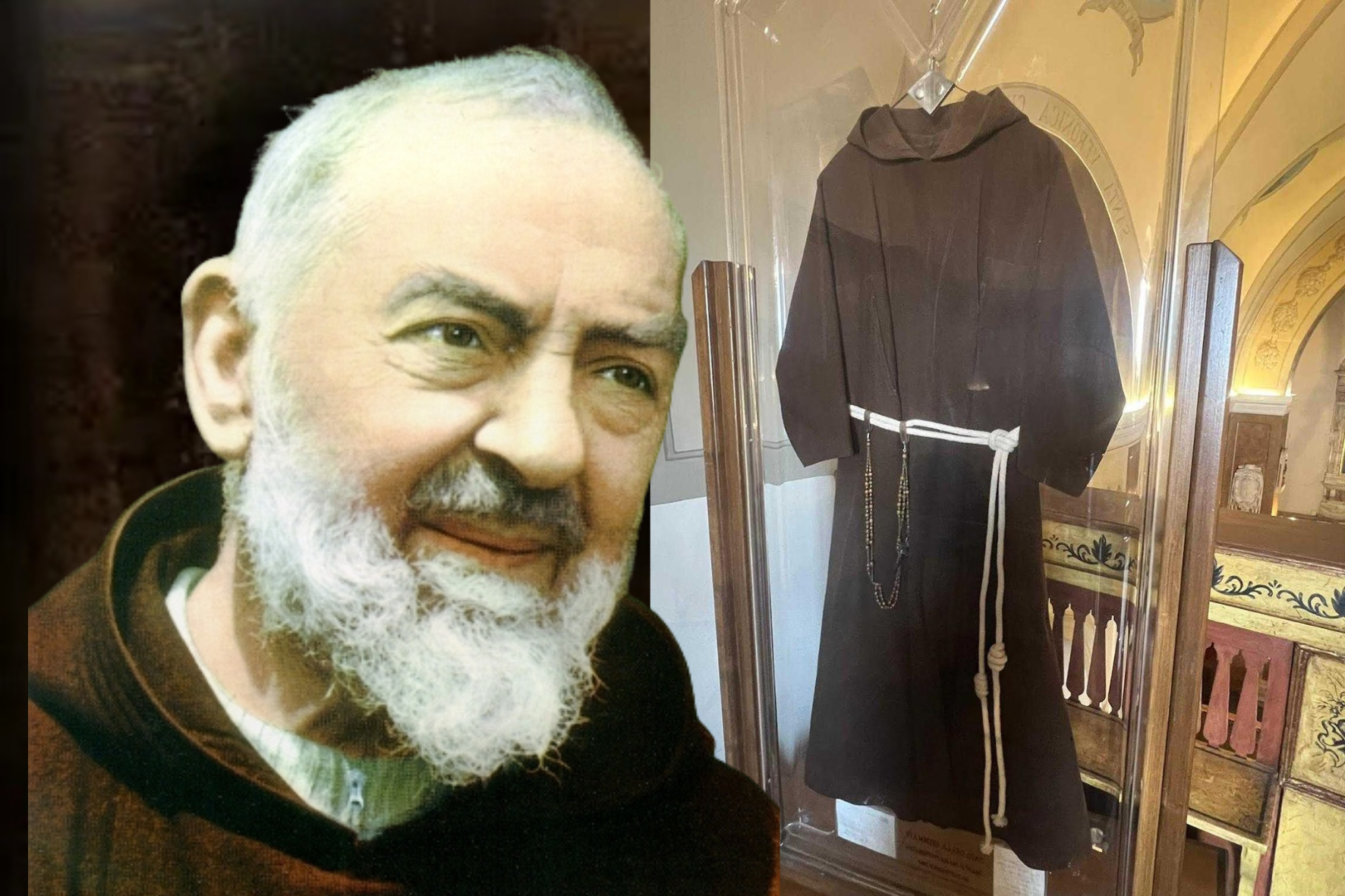 Padre Pio's robe is coming to USA for the first time