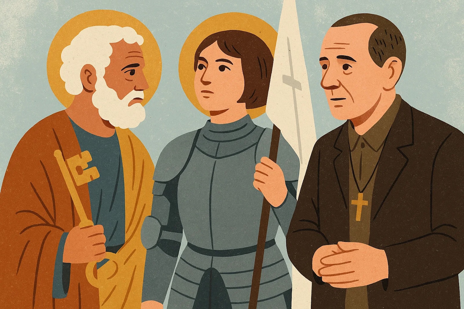 3 saints with a sense of humor