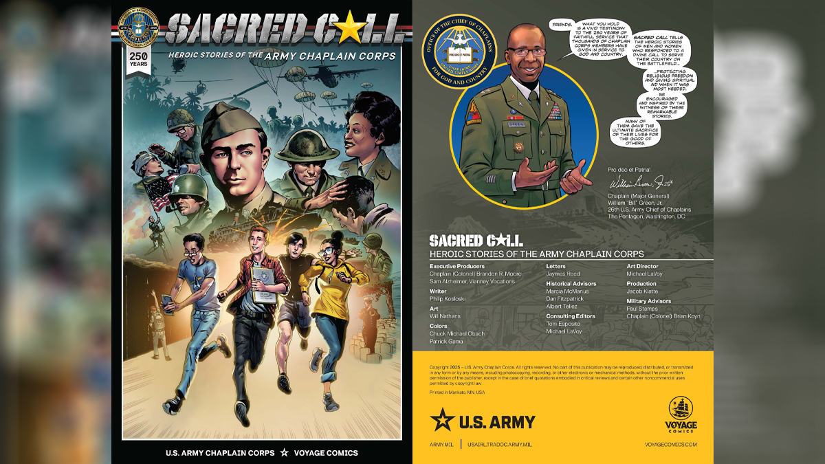Free comic book honors 250 years of Army Chaplains