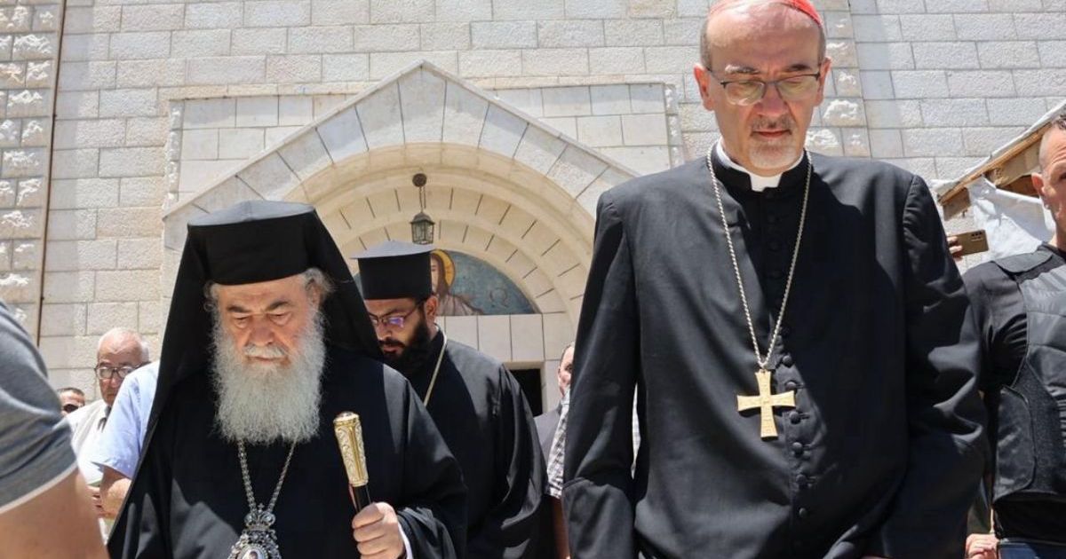 Pizzaballa on Gaza strike: “We will not leave”