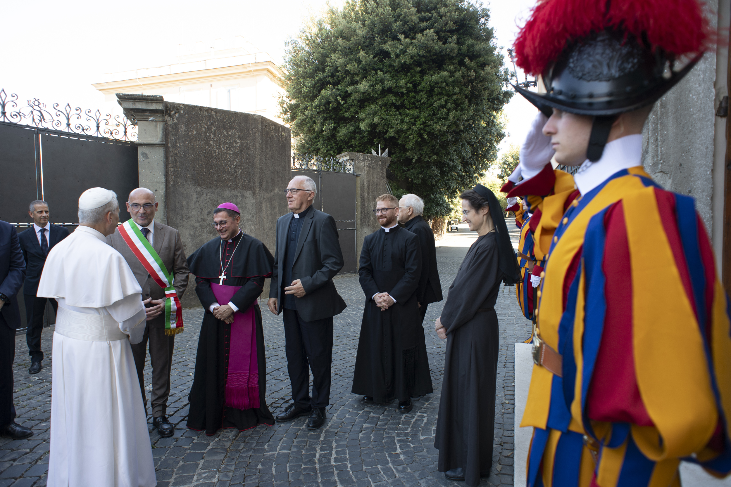 Pope back at Vatican after week of rest in Castel Gandolfo
