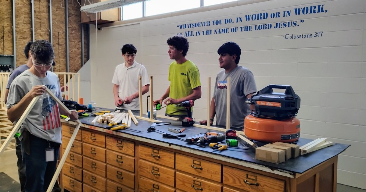 New Catholic trade school opens doors to first freshman class