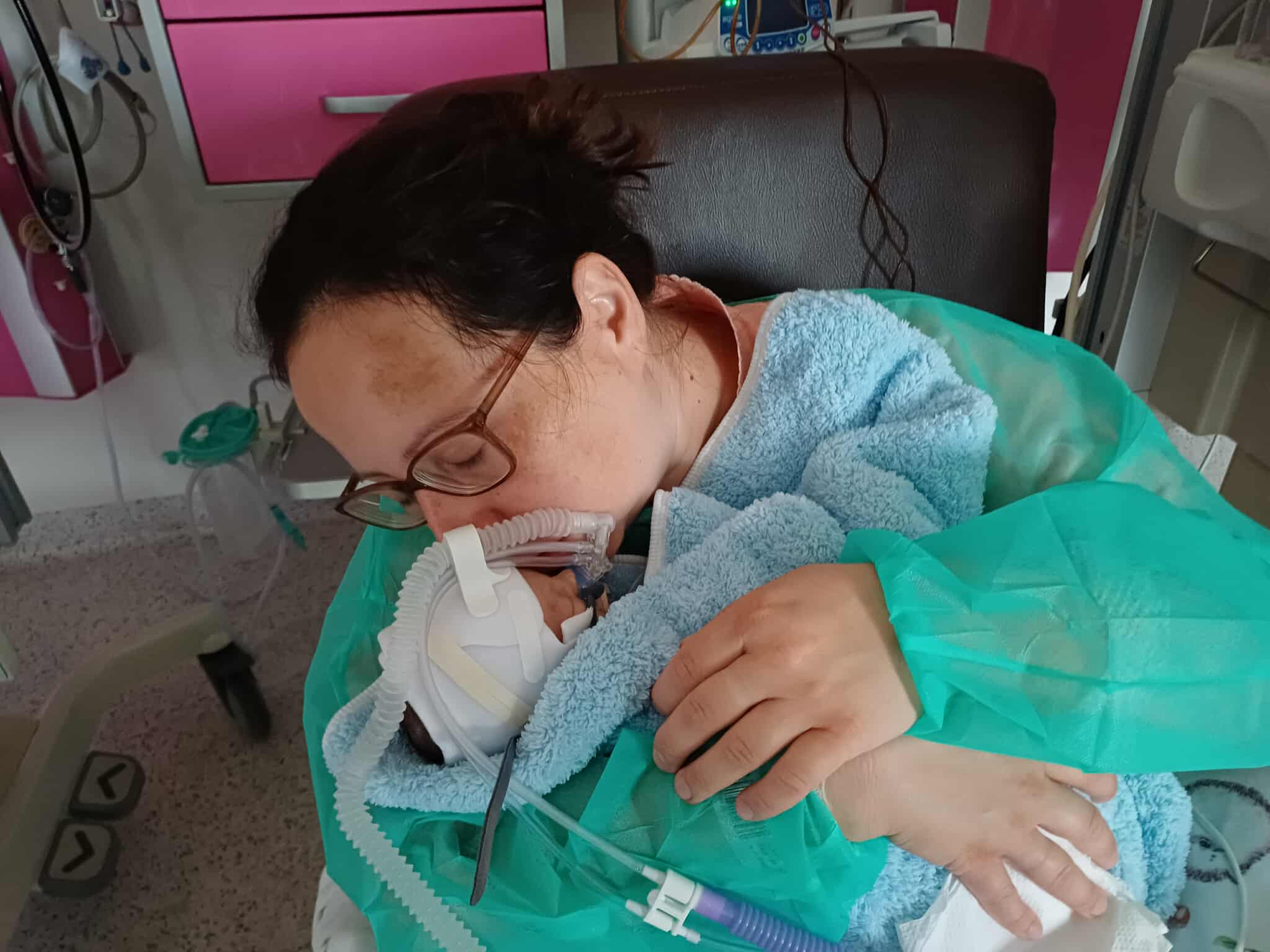 “My daughter was under my heart until the 37th week”