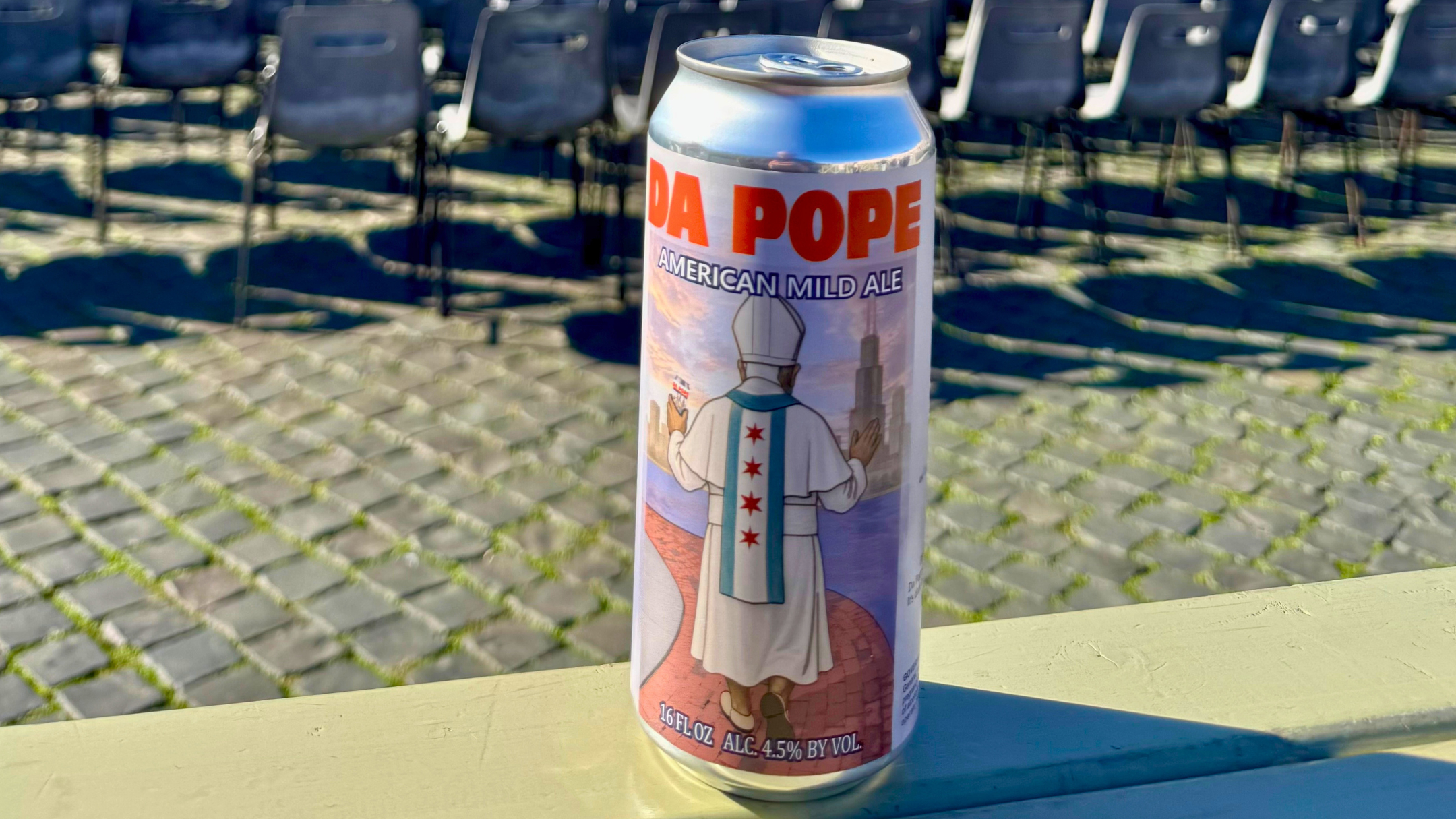 Pope Leo receives cans of "Da Pope" beer brewed in his honor