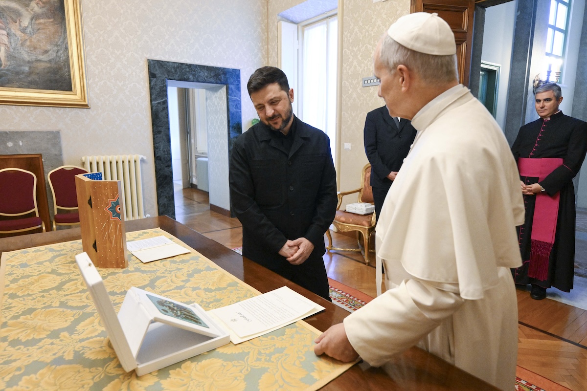 Ukraine's Zelensky again visits Pope Leo XIV
