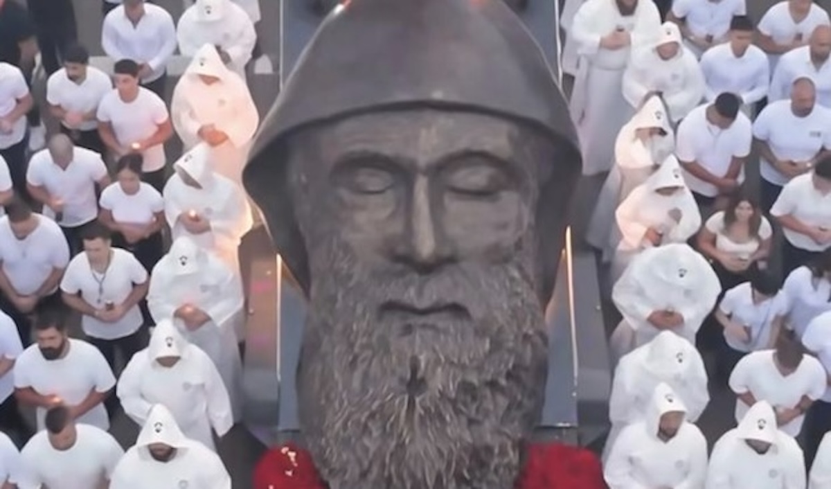 This largest sculpture of St. Charbel sends a vital message