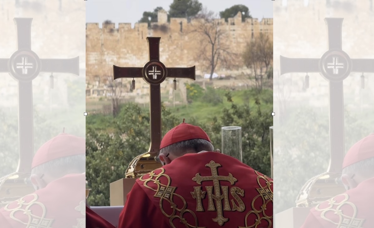 Cardinal blesses Jerusalem; globe reacts to Israeli police
